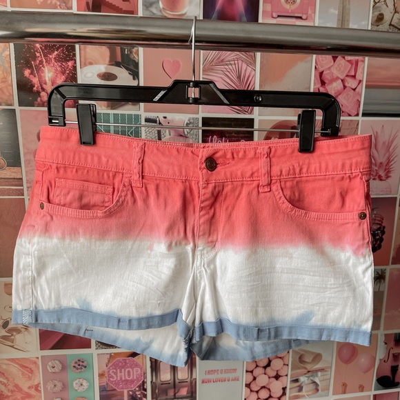 lei | Shorts | Red White Blue Jean Shorts | Poshmark